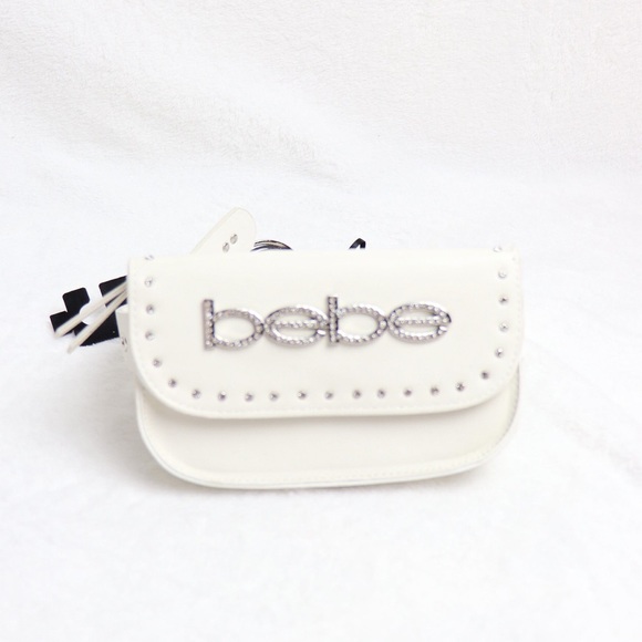 bebe | Accessories | Bebe Logo Grommet Belt Bag White Nwt | Poshmark